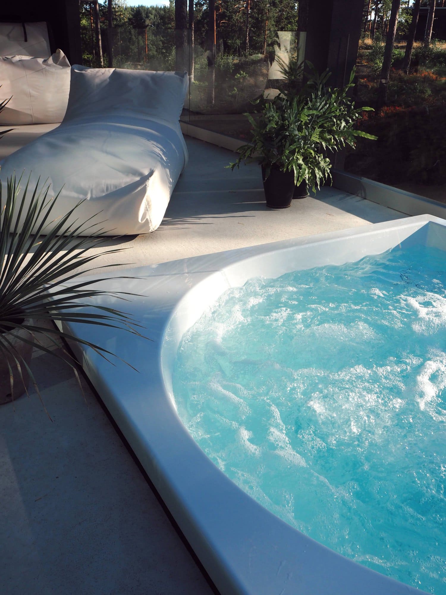 Drop Design Spa - Udendørs spa til indbygning terrasse