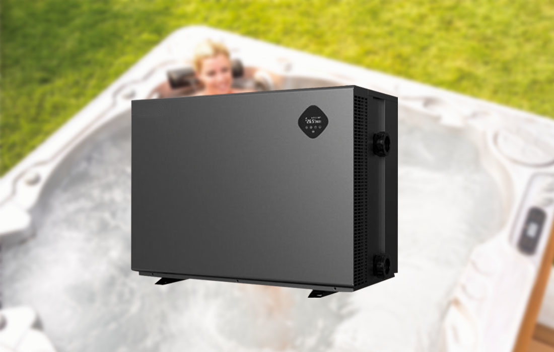 Varmepumpe til udendørs spa | Spar op til 80% på strømforbruget på spa